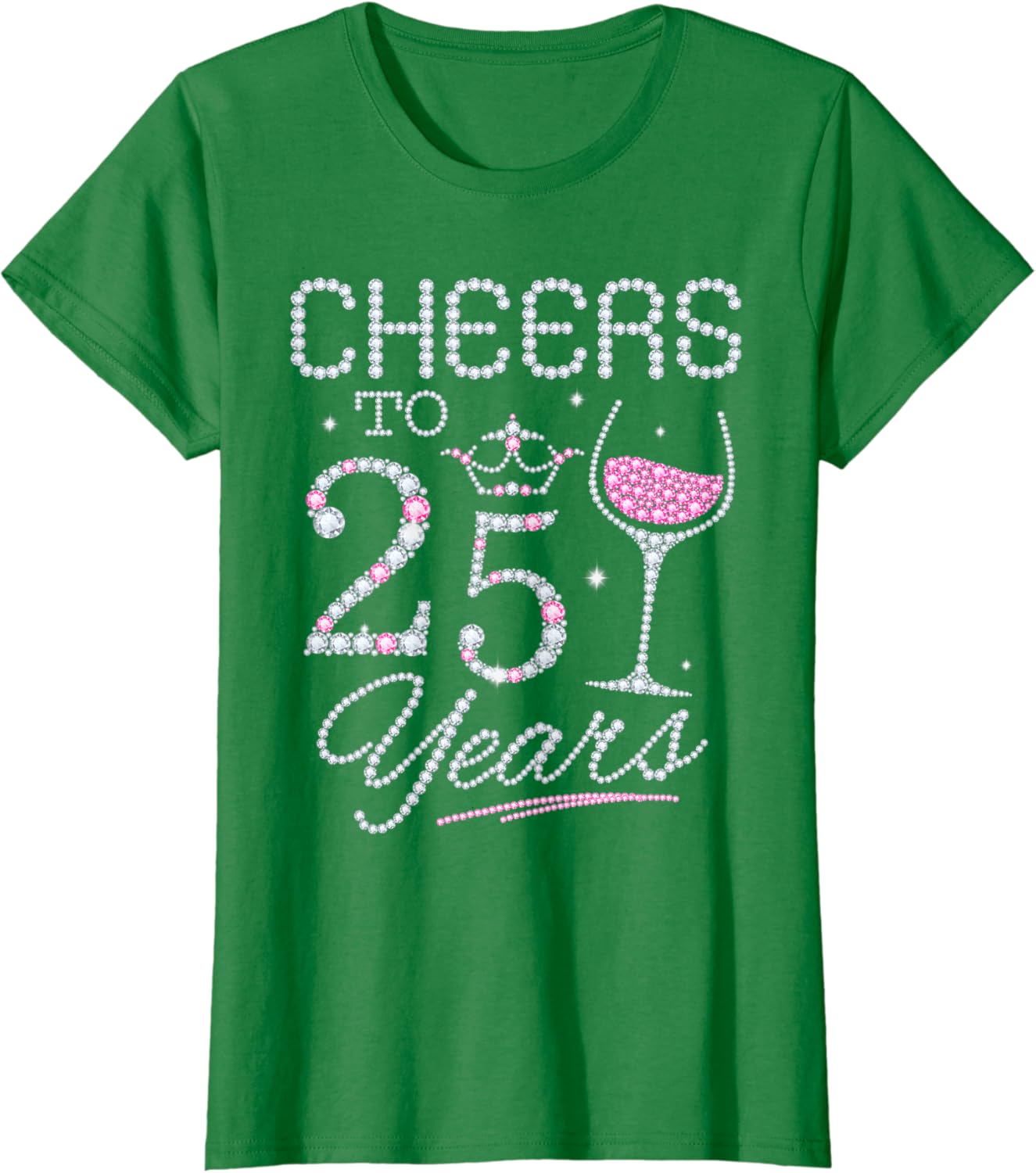 Cheers To 25 Years 25th Perfect For Birthday Anniversary T Shirt cheers-to-25-years-25th-perfect-for-birthday-anniversary-t-shirt